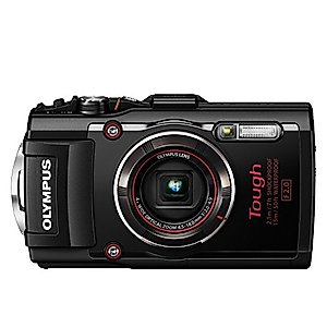 Olympus STYLUS Tough TG-4 16MP 1/2.3" BSI CMOS 4608 x 3456pixels Black - Cámara digital (Compact camera, 1/2.3", BSI CMOS, 4608 x 3456 pixels, 4608 x 3456, 3264 x 2448, 2048 x 1536, 640 x 480, 1:1, 3:2, 4:3, 16:9)