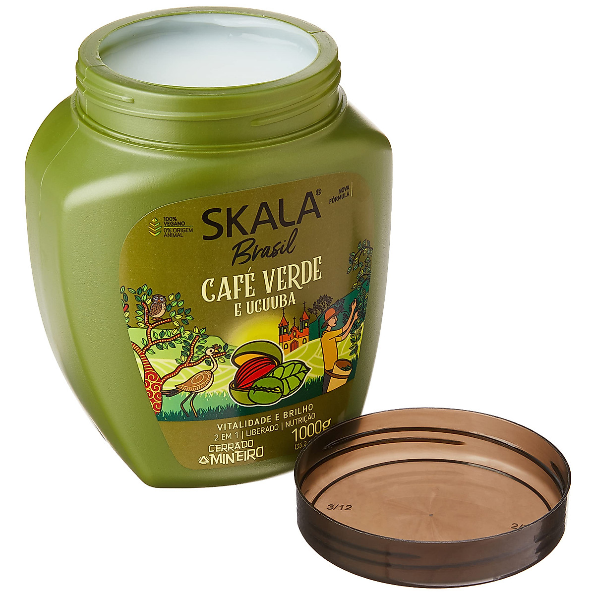 SKALA Cafe Verde Hair Cream 1 KG One Pack