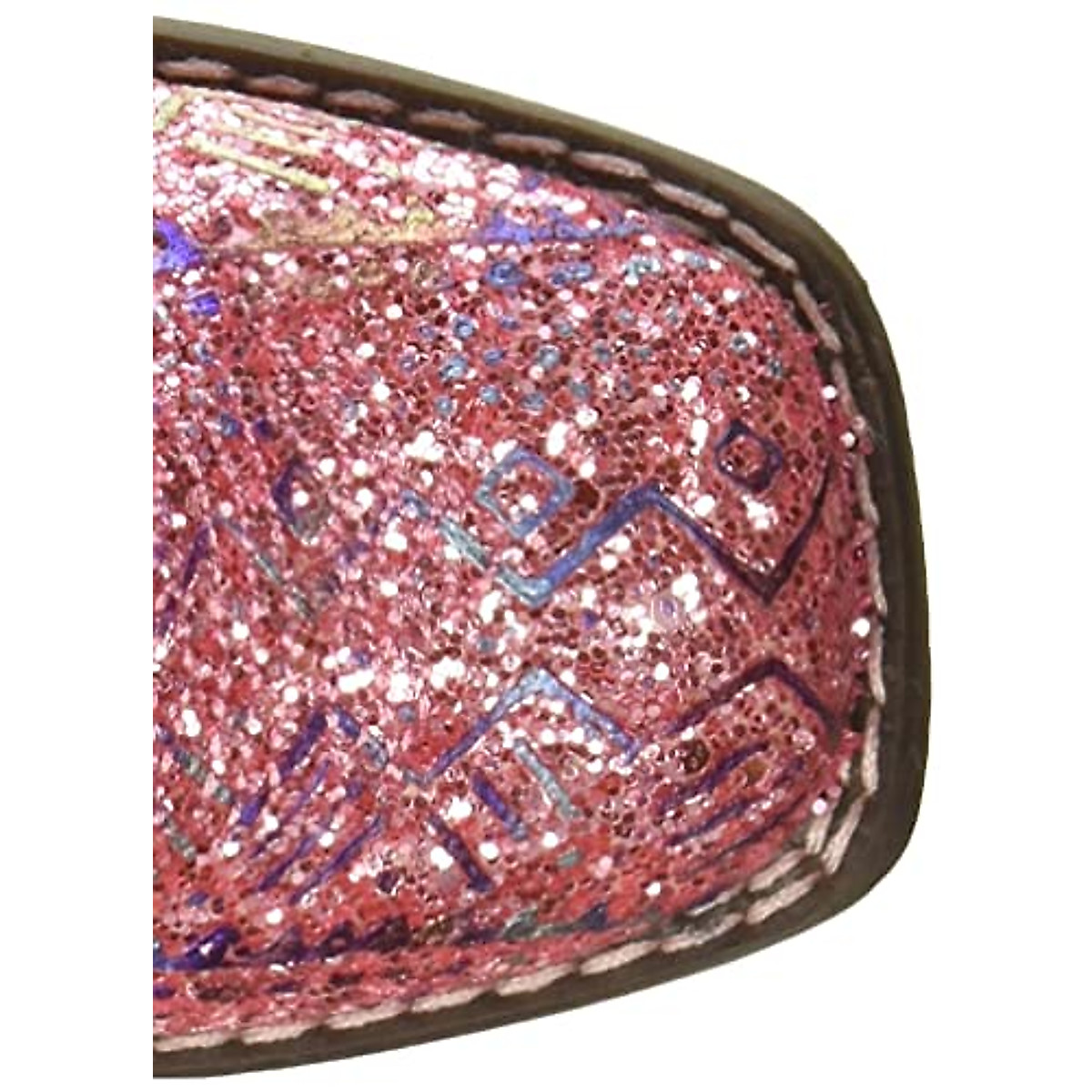 Roper Little Kids Glitter Aztec Boot, Pink, 2