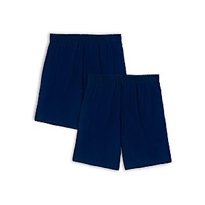 Fruit of the Loom Men's Eversoft Cotton Shorts with Pockets (S-4xl), 2 Pack-Navy