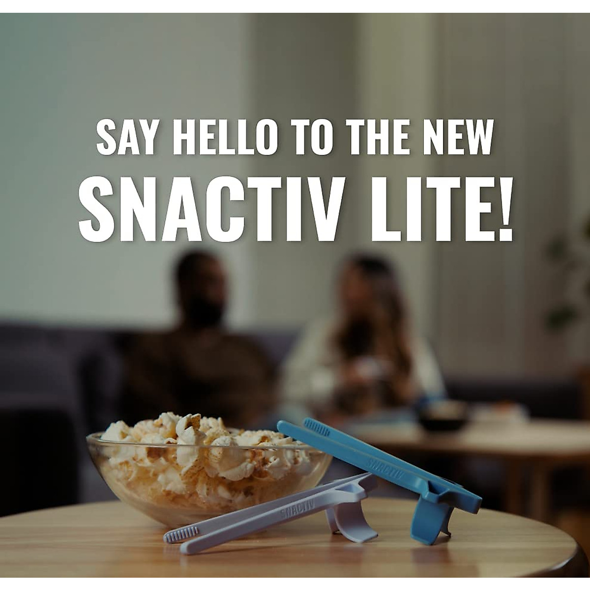 NEW - SNACTIV LITE - 4PC Bundle - All New Colors! - The Official Snacking Tool of The Future, As Seen On Shark Tank! Finger Chopsticks | Snack Chopsticks | Chopsticks For Gamers