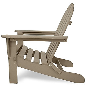 POLYWOOD AD5030SA Classic Folding Adirondack, Sand