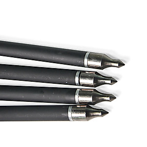 MILAEM 16/17/18/20/22 Inch 12 Pack Carbon Crossbow Bolts Hunting Practice Crossbow Arrows with Moon Nocks and 100 Grain Removable Tips (Green, 16 Inch)