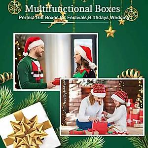 opaprain Cardboard Jewelry White Gift Boxes 20 Pack3.5×3.5×1 inches, its apply to displaying necklaces, rings, bracelets, earrings