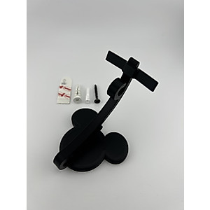 Ear Hat Wall Mount Display Compatible with Disney Ears, Black