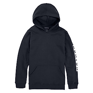 Burton Kids' Elite Pullover Hoodie, True Black, S