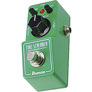 Ibanez TSMINI MINI Tube Screamer Pedal w/ Patch Cables