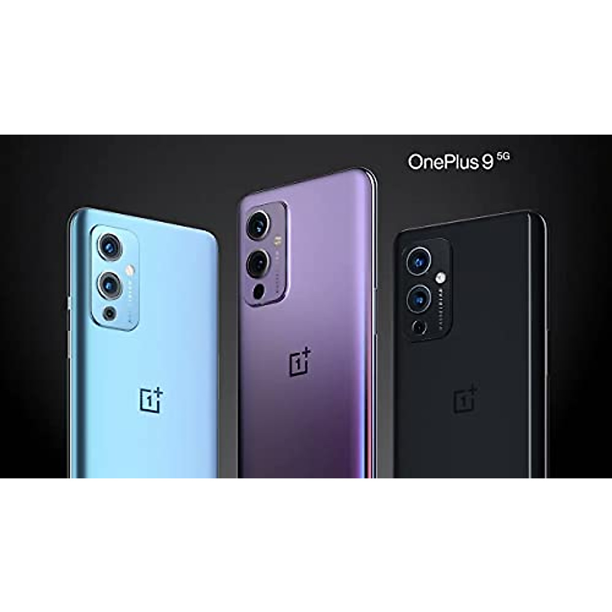 OnePlus 9 5G Dual LE2110 128GB 8GB RAM Factory Unlocked (GSM Only | No CDMA - not Compatible with Verizon/Sprint) China Version | Arctic Sky (Blue)
