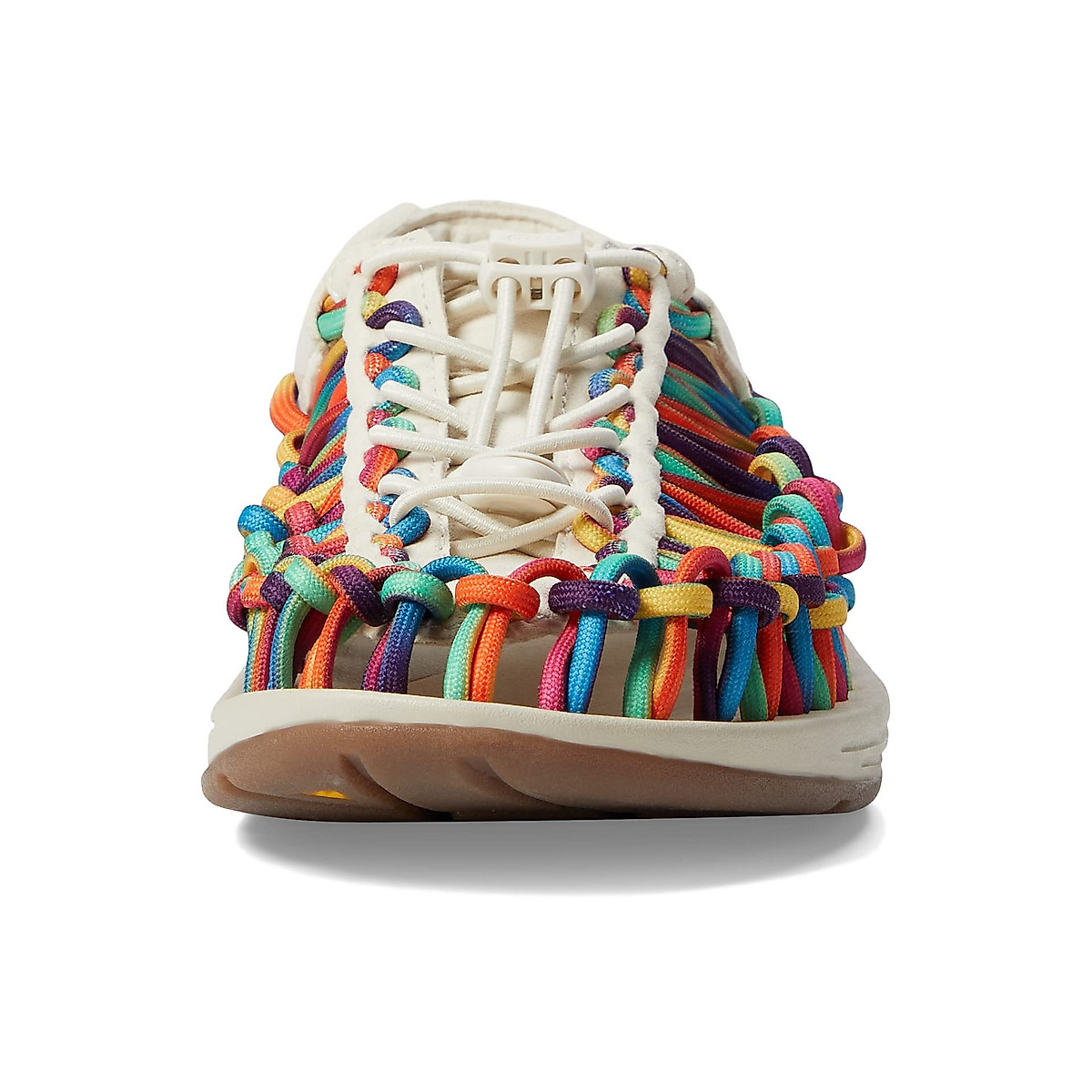 KEEN Women's Uneek Classic Two Cord Sandals, Original Tie Dye/Birch, 9