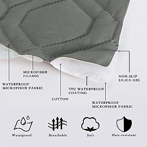 SUNNYTEX Waterproof Dog Bed Cover Dog Mat Pet Pad Pet Blanket for Couch Sofa Bed Mat Anti-Slip Furniture Protrctor