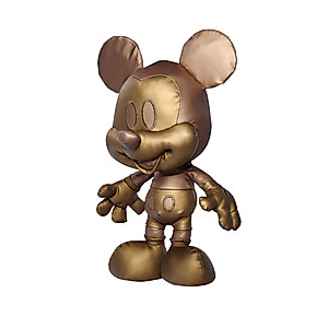 Simba 6315870313 Disney Bronze Mickey Mouse, April Edition, Amazon Exclusive, 35 cm Plush Figure in Gift Box, Special, Limited Edition Collectible, Soft Toy Suitable for Children from Birth
