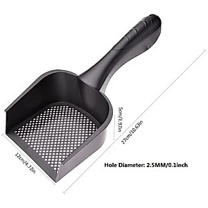 Hucholite Cat Litter Scoop Cat Fine Sand Scooper Pet Poo Shovel Kitty Pet Scoop Little Sifter Scoop Pet Shovel Scoop Pet Reptile Terrarium Bedding Litter Cleaner Scoop for Cat Tortoise SnakeA11