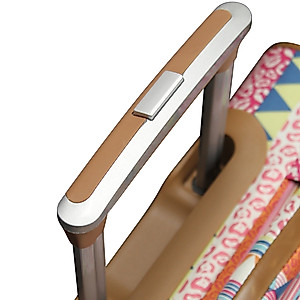 Lily Bloom Carry On Expandable Design Pattern Luggage With Spinner Wheels (20in, On the Prowl)