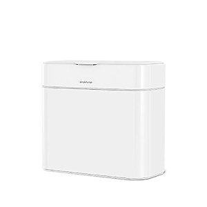 simplehuman Compost Caddy, Detachable and Countertop Bin, 4 Liter / 1.06 Gallon, White