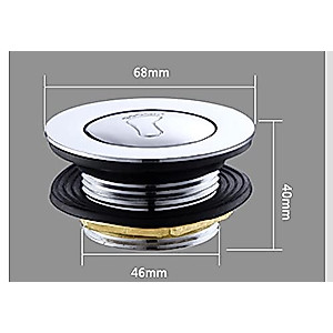 LMMDDP Finished Sink Finished Waste Filter Drain Waste Bathroom Strainer Bathtub Spring Up Bath Drainer Basin Drains Shower