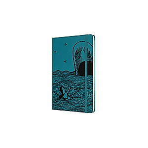 Moleskine Limited Edition Pinocchio Notebook, Hard Cover, Large (5" x 8.25") Ruled/Lined, The Dogfish, 240 Pages
