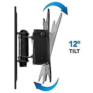 Mount-It! MI-2829 Small TV Monitor Wall Mount | RV TV Mount | VESA Wall Mount | Fits 19 20 21 22 23 24 25 27 32 Inch Screens | 75 100 VESA Compatible | Low-Profile Slim Design | 44lb Capacity