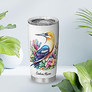 Gannet Gifts, Personalized Tumbler with Gannet Animal’s Name – Custom Cup for Animal Lovers, Gift for Women, Men, Boys, Girls, Gift for Birthdays & Christmas, 20oz Steel Coffee Cup X7gJB4