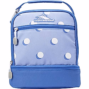 High Sierra Stacked Compartment Lunch Bag, Polka Dot, One Size