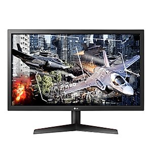 LG Ultragear 24GL600F-B 24 Inch Full HD Gaming Monitor with Radeon FreeSync Technology, 144Hz Refresh Rate, 1ms Response Time (2019) (Renewed)