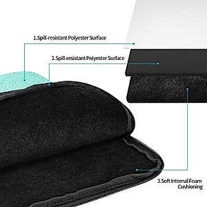 White Sand Beach and Boats 13 inch Portable Laptop Sleeve Compatible with MacBook Air Notebook Computer Case for Men Women College School Students