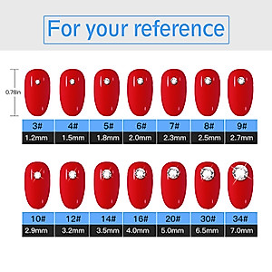 1440PCS Crystal Rhinestones SS20 4.8mm Flatback Glass Rhinestones Gemstones Diamantes for Clothes Shoes Nails Art Crafts Decoration