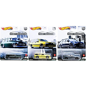 Hot Wheels Premium Car Culture Fast Wagons Complete Set of 5 Vehicles