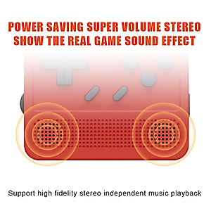 MOCI Powkiddy V90 Mini Handheld Game Console, 3.0-inch IPS LCD Screen Chip ARM9 Portable Handheld Arcade Machine 64G Built-in 60 Games Support 12 Main Stream Emulators