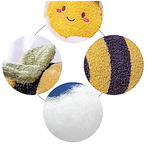 TONGMAN 12 inch Bee Plush Toy, Cute Bee Stuffed Plushie Pillow Doll, Soft bee Pillow Toy, Suitable for Boys and Girls Birthday Party