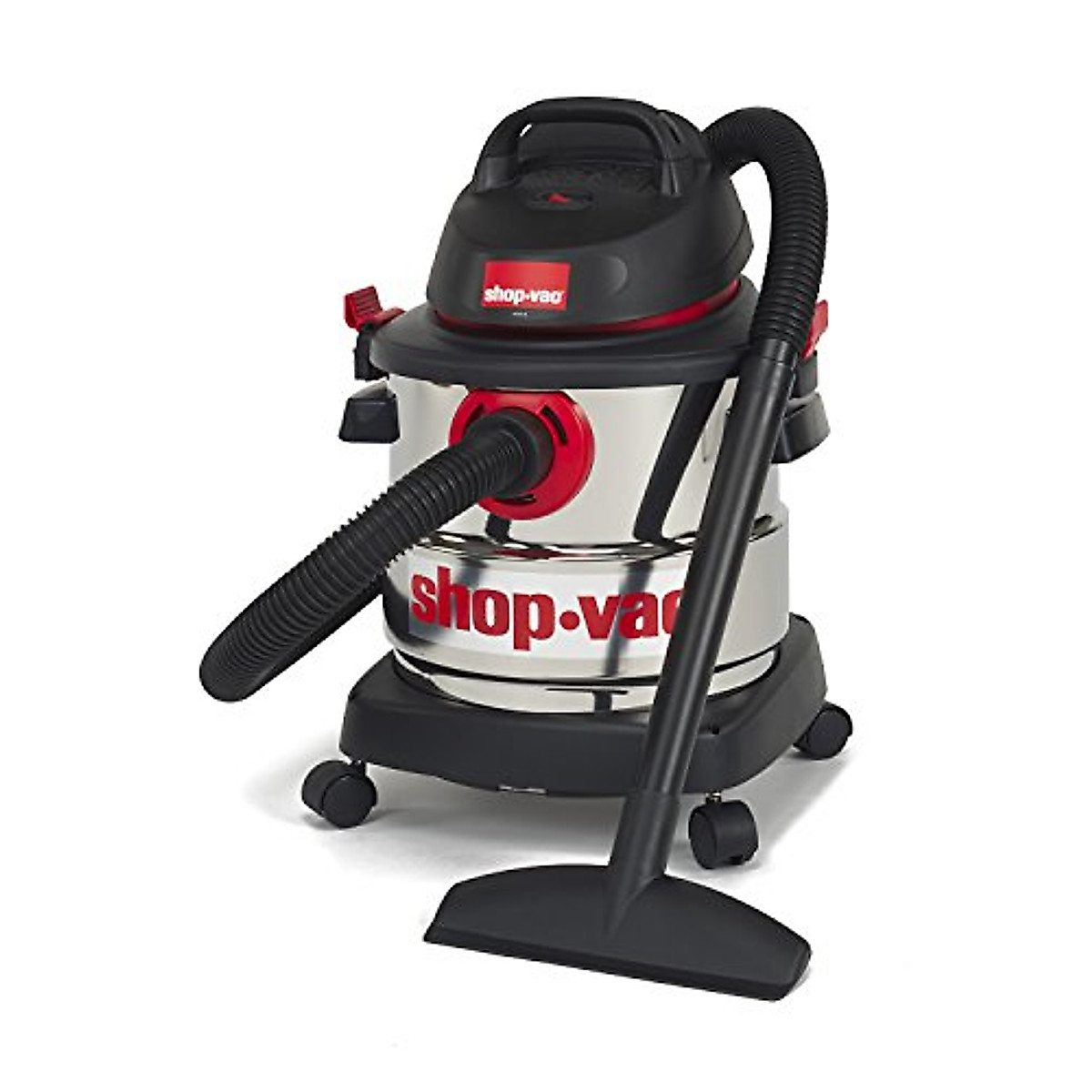 Shop-Vac 5989300 5-Gallon 4.5 Peak HP Stainless Steel Wet Dry Vacuum & Workshop Wet/Dry Vacs Vacuum Accessories WS12501A Shop Vacuum Brush Attachment for 1-1/4-Inch Wet/Dry Vacuum Hose