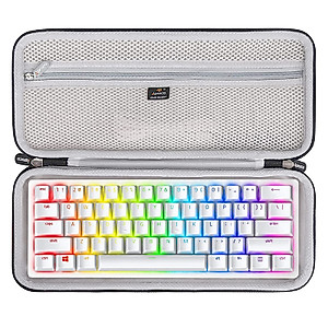 Aproca Hard Storage Protective Travel Case, for RK Royal KLUDGE RK61 / Razer Huntsman Mini/Keychron K7 Ultra-Slim Wired 60% Mechanical Gaming Keyboard