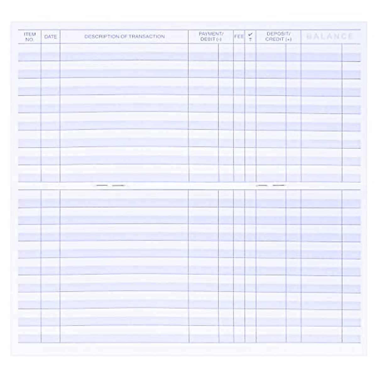 12 PCS Check registers for Personal Checkbook, Upgrade Checkbook Register and transactions Ledgers.