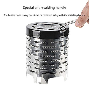 Stainless Steel Propane, Outdoor Propane Patio Heater Steel Patio Heater Replacement Parts for Outdoor Patio Heater Portable Camping Heaters Mini Heater Cover with Handle