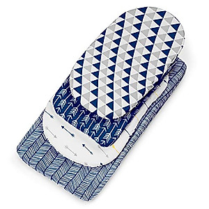 Bassinet Bed Sheets – Premium Bassinet Fitted Sheets 4 Pack – 100% Jersey Knit Cotton Cradle Sheets – Bassinet Bedding for Standard Size Oval or Halo Bassinet Pads – Bassinet Sheet for Boy & Girl