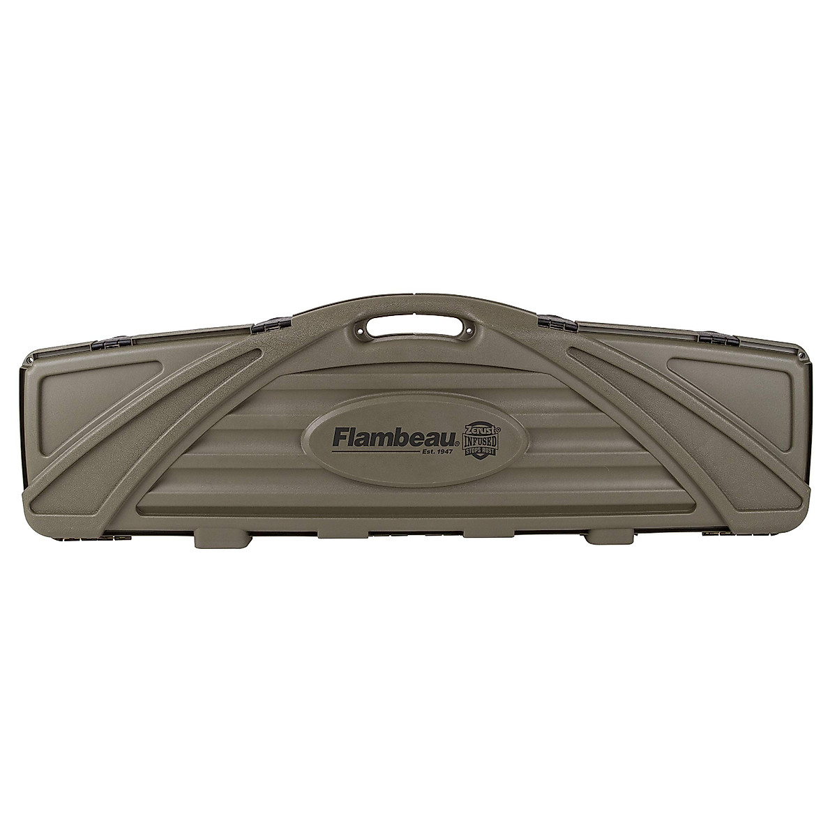 Flambeau Outdoors Zerust Infused Double Scoped Gun Case - 53", Olive Drab Green