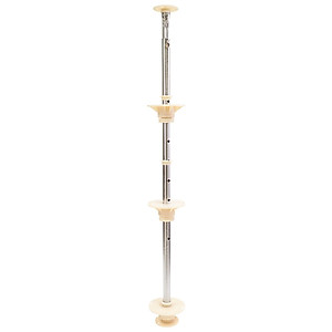 Hardware Resources LSP3 Lazy Susan Pole for 3 Round or Kidney Shelves
