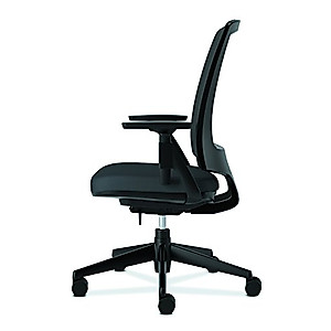 HON Lota Office Chair - Mid Back Mesh Desk Chair or Conference Room Chair, Black (H2281)