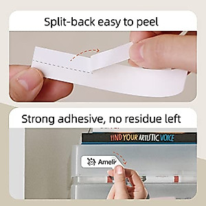 Makeid Label Maker Machine with 3 Tapes (White+ Green+ Transparent) 3/5 inch or 16mm USB Rechargeable Thermal Label Printer for Android iOS Cute Fonts Emoji Stickers Fast and Easy, Green