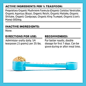 BIXBI dog vitamins supplements Immune Support Daily Cat Supplement, Powder Supplement, 2 Month Supply US