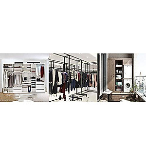 Closet Organizers Hangers, Stainless Steel Space Saving Clothes Hanger Organizer, 3 Pack Magic Metal Vertical Hangers with 10 Slot, T Shirt Organizer for Wardrobe, Multiple Hangers in One