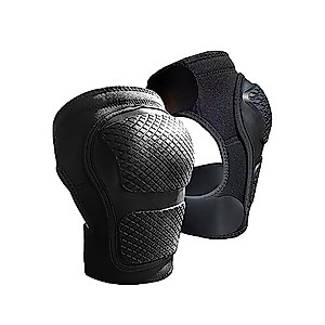 MiJiTrio Knee Pads Construction Heavy-Duty Work Knee Pads - Professional Non-Slip Hard-Shell Tactical Knee Protector with EVA Cushion Support soft and comfortable- For Construction, Gardening (Large)