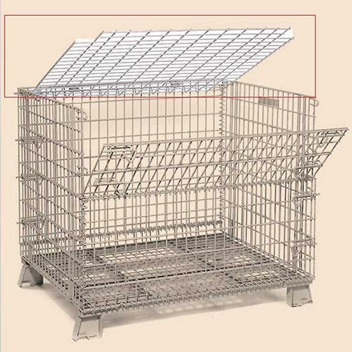 Lid ONLY - 32 X 40 Folding Wire Container Accessory Lid-Hinged