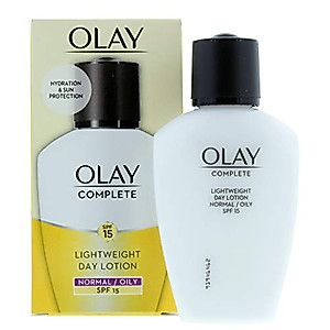 Olay Complete Care SPF 15 Day Fluid Normal/Oily for Women, 3.4 Ounce