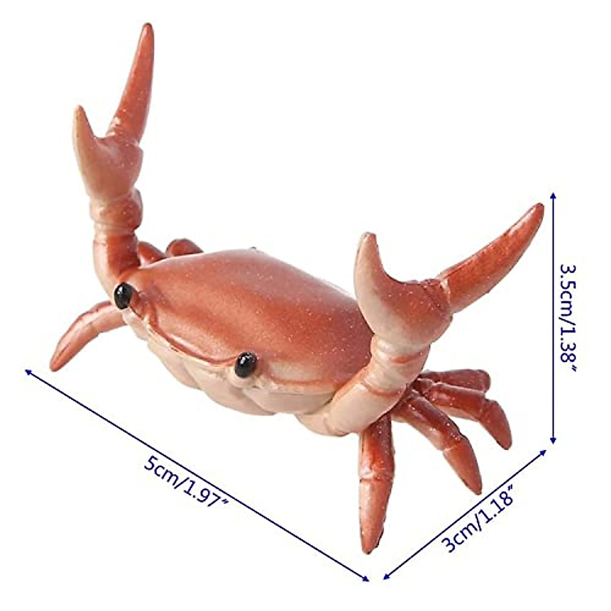 Vuwuma 4PCS New Japanese Creative Cute Crab Pen Holder Weightlifting Crabs Pen Stand Pen Holder for Desk Stationery Gift for Pen Lovers, Shopwindow, Office
