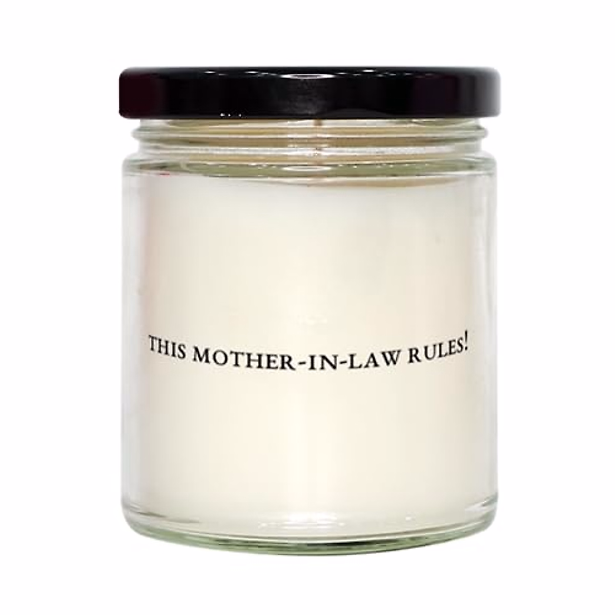 Joke Mother-in-Law Scent Candle, This Mother-in-Law Rules!, Present for Mother, Gag Gifts from Son, Mother in Law Gift Ideas for Birthday, Mother in Law Gift Ideas for Christmas, Unique Mother in Law