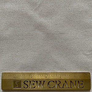 32 Count Evenweave Cloth Embroidery Cross Stitch Fabric, Natural Warm Color Ecru, W59 x L39