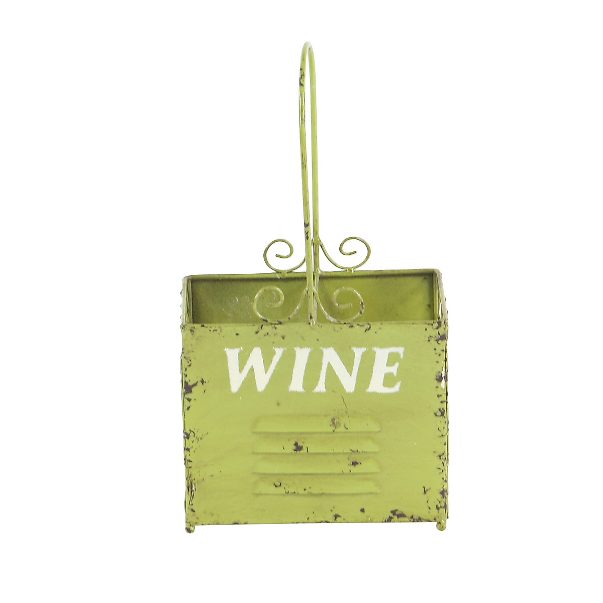 Deco 79 Metal wine Holder 3 Assorted, 8 by 15"