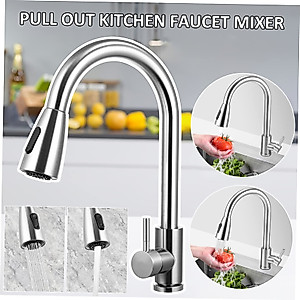 Housoutil Kitchen Sink Faucet Bath Sink Faucet Bathtub Faucet Bath Faucets Freestanding Tub Faucet Kitchen Fixtures Faucet Water Tap Replacement Kitchen Water Faucet Bathroom Faucets Mixer