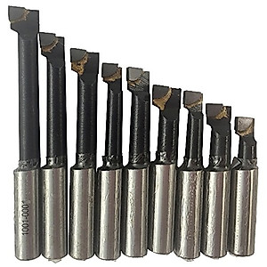 HHIP 3/8 INCH C-6 9 Piece Boring BAR Set (1001-0001)
