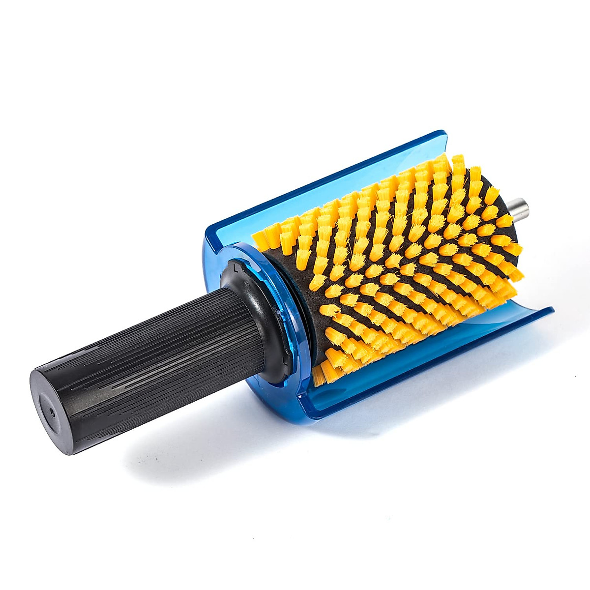 XCMAN Ski Roto Brush Kit 100mm Length-Nylon,Horsehiar,Brass,Axle with Handle and Safety Shield/Hood